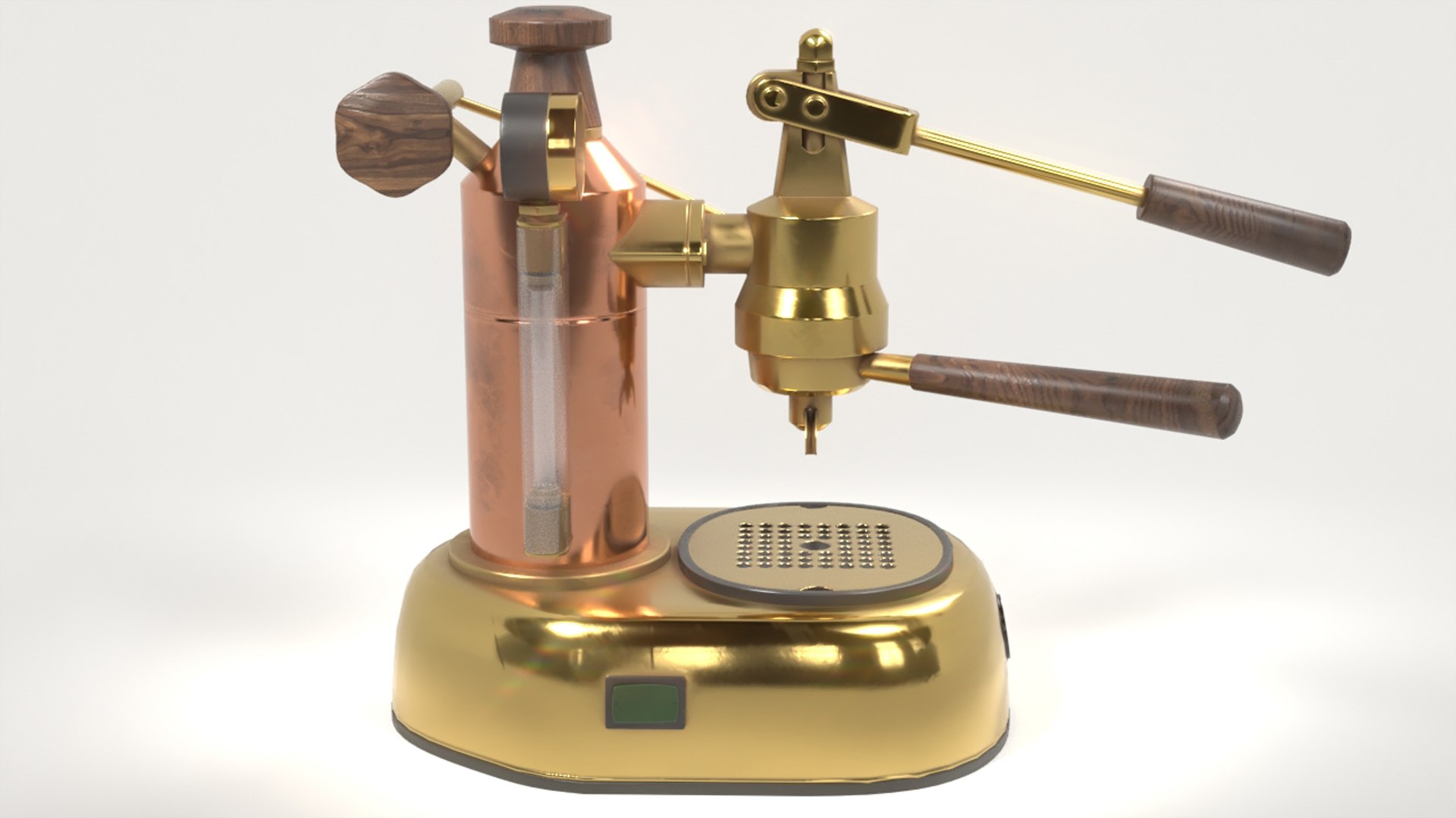 3D Model La Pavoni Espresso Coffee Machine - TurboSquid 2245703