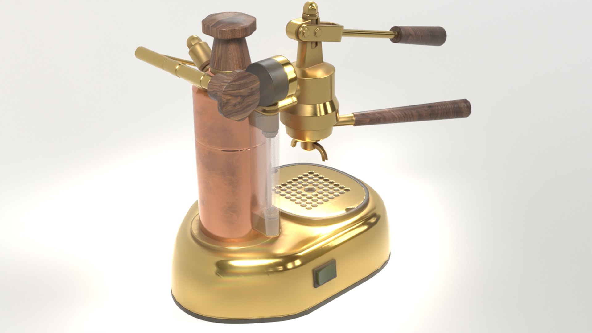 3D Model La Pavoni Espresso Coffee Machine - TurboSquid 2245703