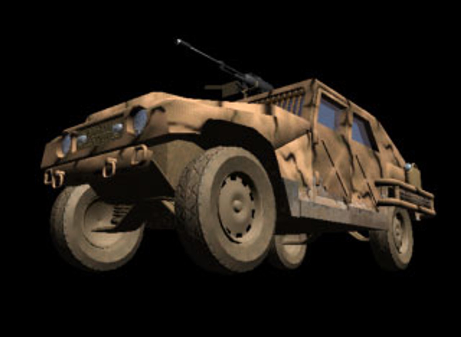 armoured car hummer 3ds
