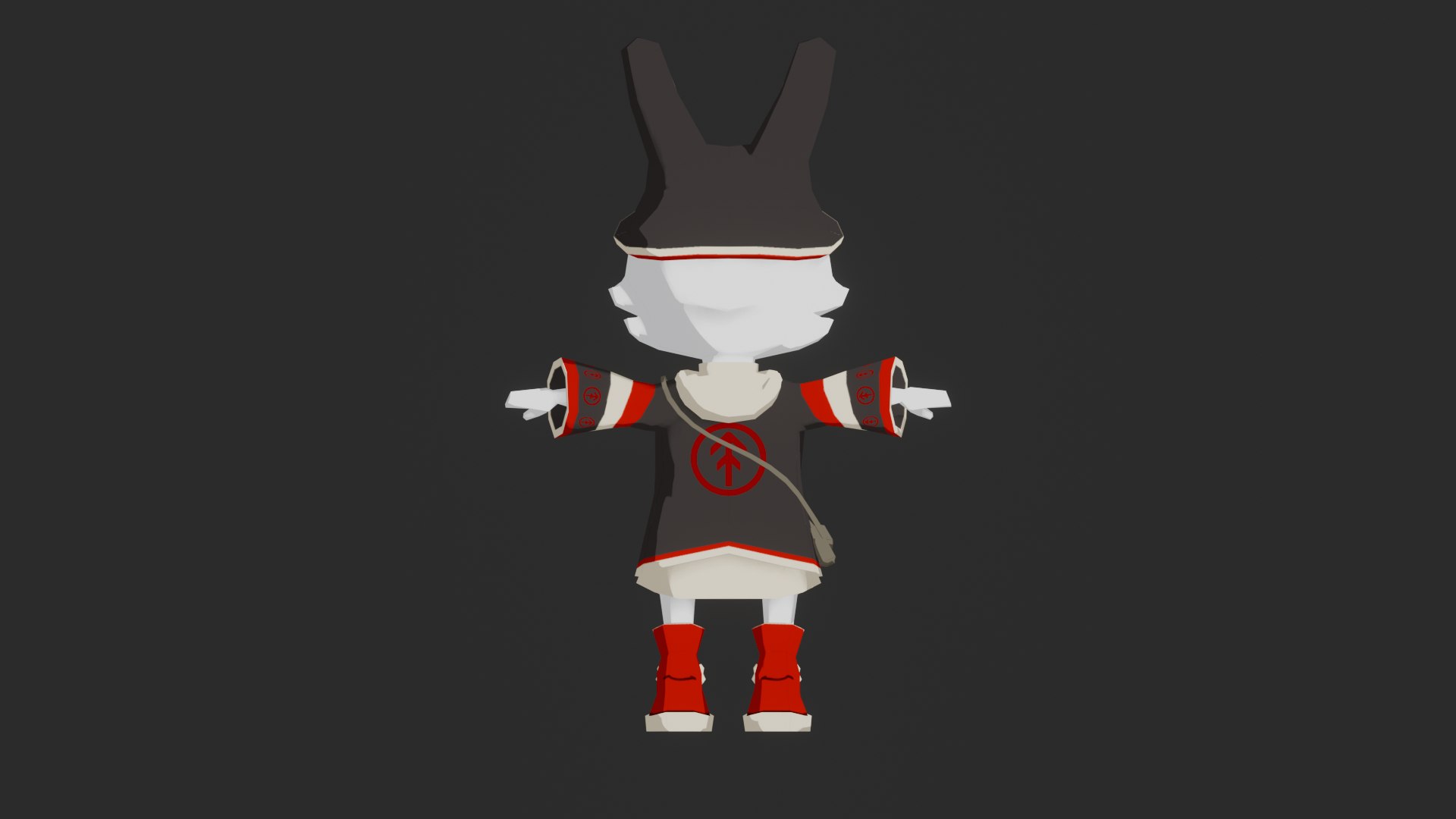 3D Rabbit Game Ready 3D Model Low Poly Model - TurboSquid 2202837