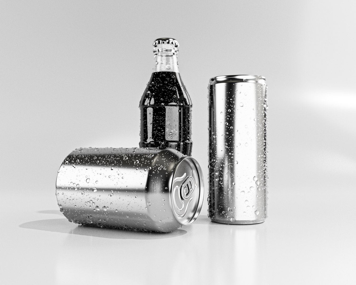 Sodacan 200 250 330 Ml With Droplets 3d Turbosquid 1968500