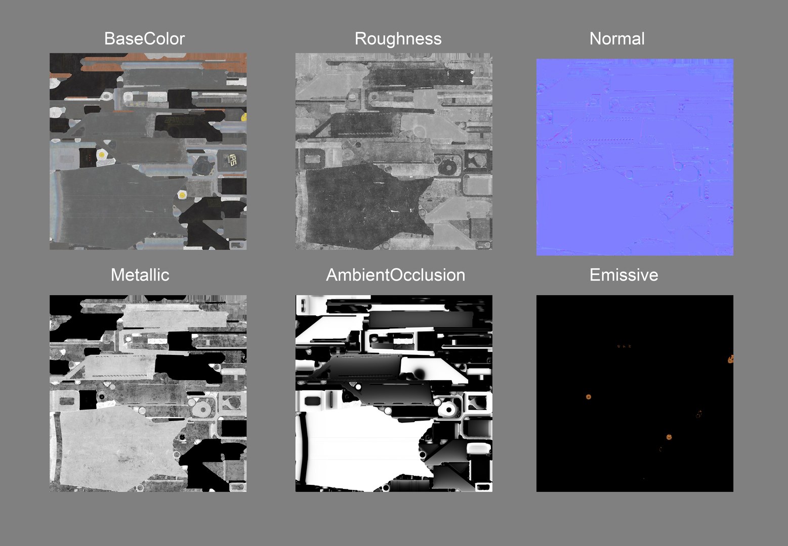 Cyber Handgun VFX Asset Model - TurboSquid 2063969