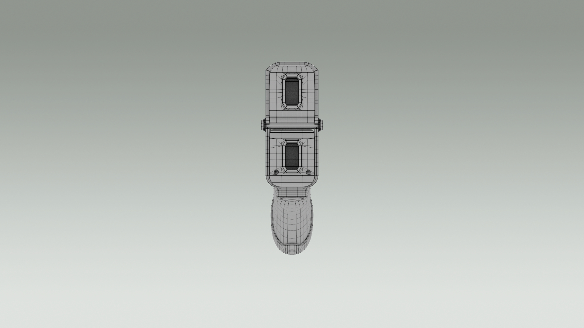 Cyber Handgun VFX Asset Model - TurboSquid 2063969