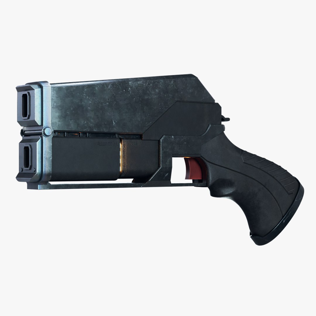 Cyber Handgun VFX Asset model - TurboSquid 2063969