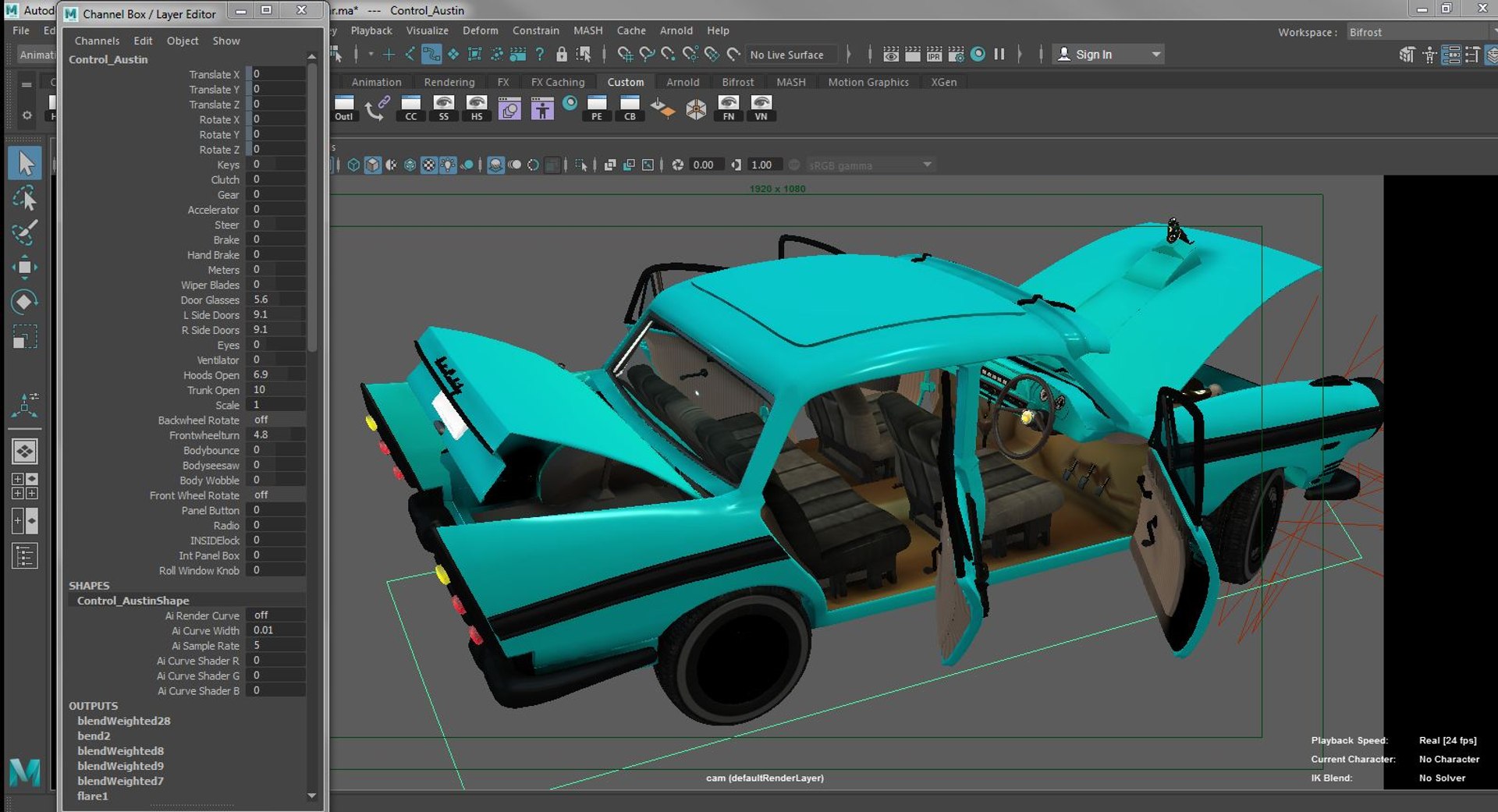 3d Model Austin Cambridge Car