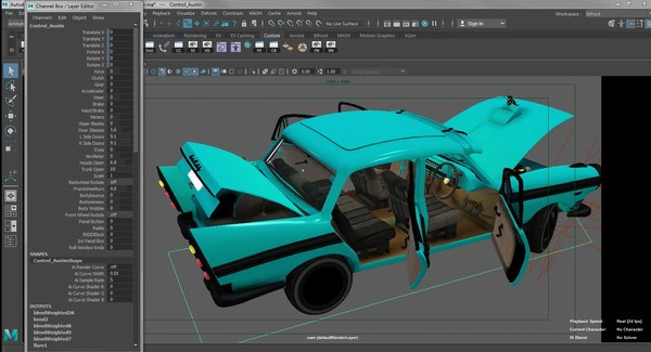 3d model austin cambridge car