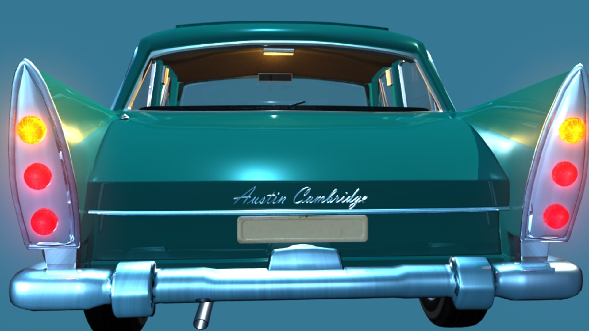 3d Model Austin Cambridge Car