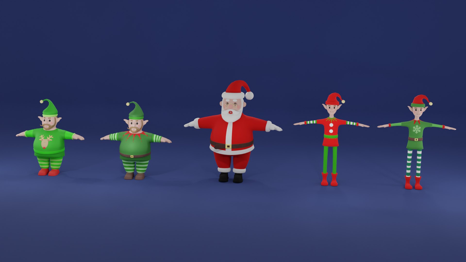 3D Christmas City Full Pack - TurboSquid 1992369
