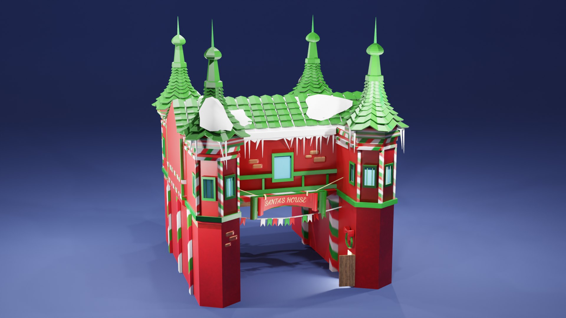 3D Christmas City Full Pack - TurboSquid 1992369