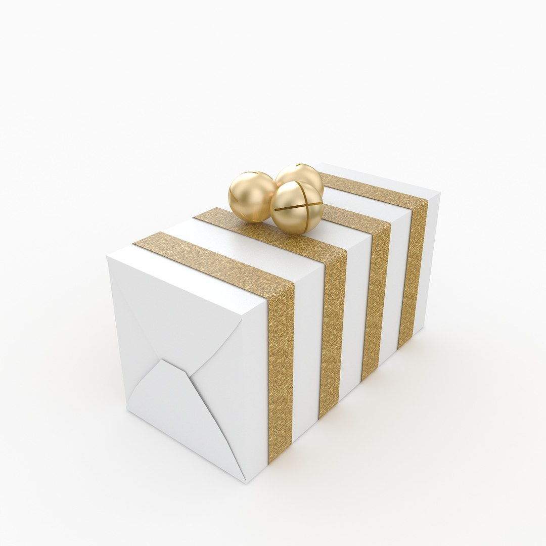 Gift box 3 model - TurboSquid 1327850