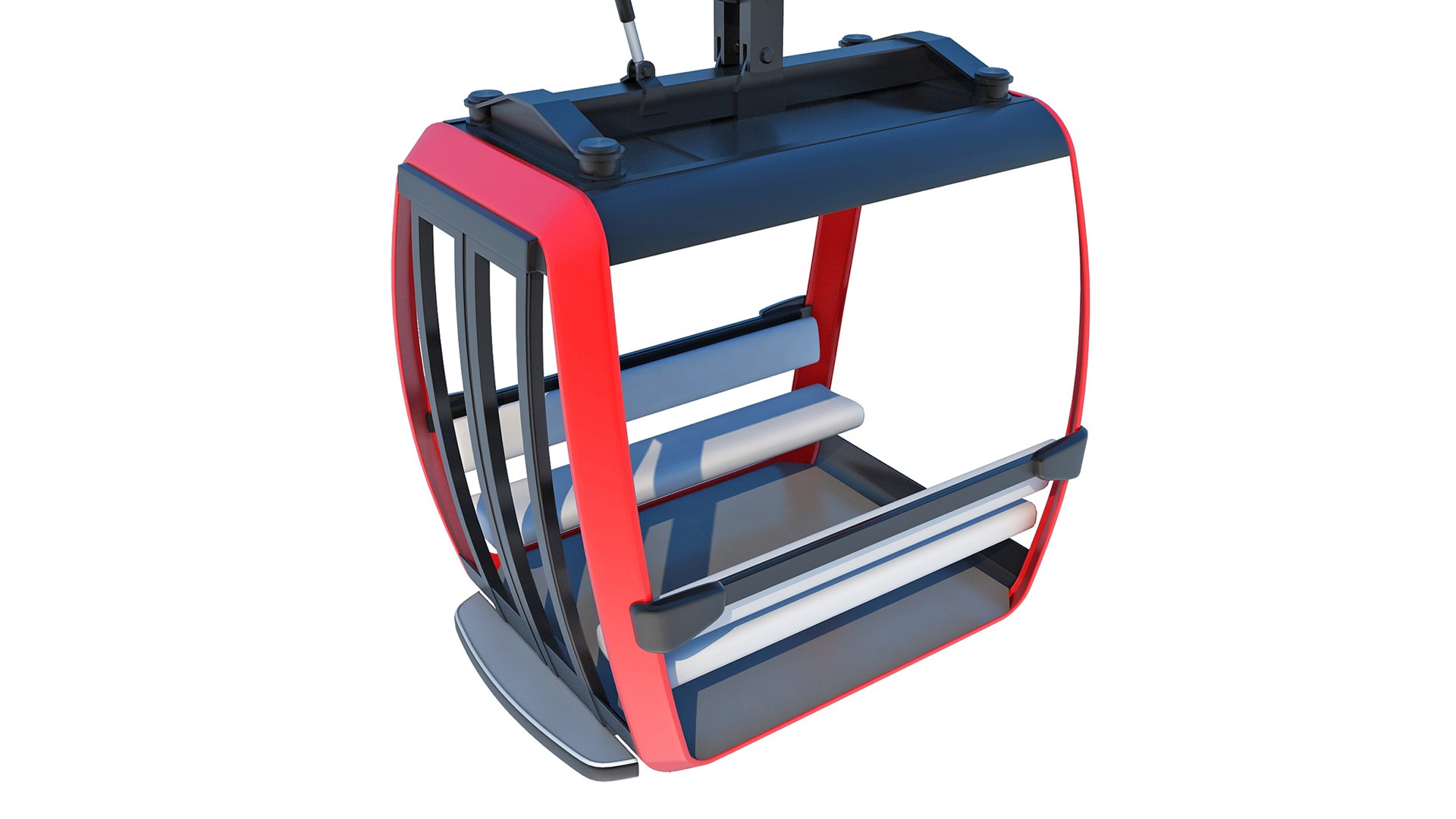 3D Cabin Cableway Cable - TurboSquid 1666219