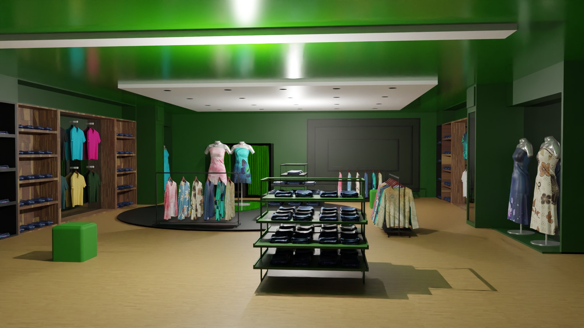 Clothing Store Interior 3D - TurboSquid 2157393