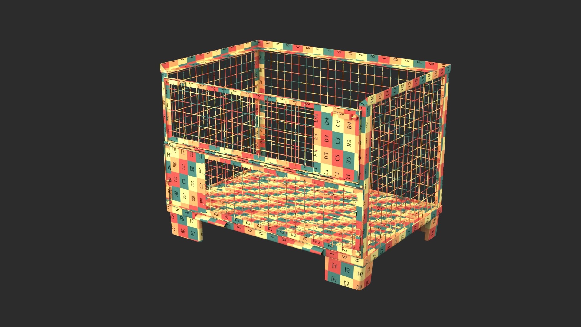 Pallet Box 3D Model - TurboSquid 1879842