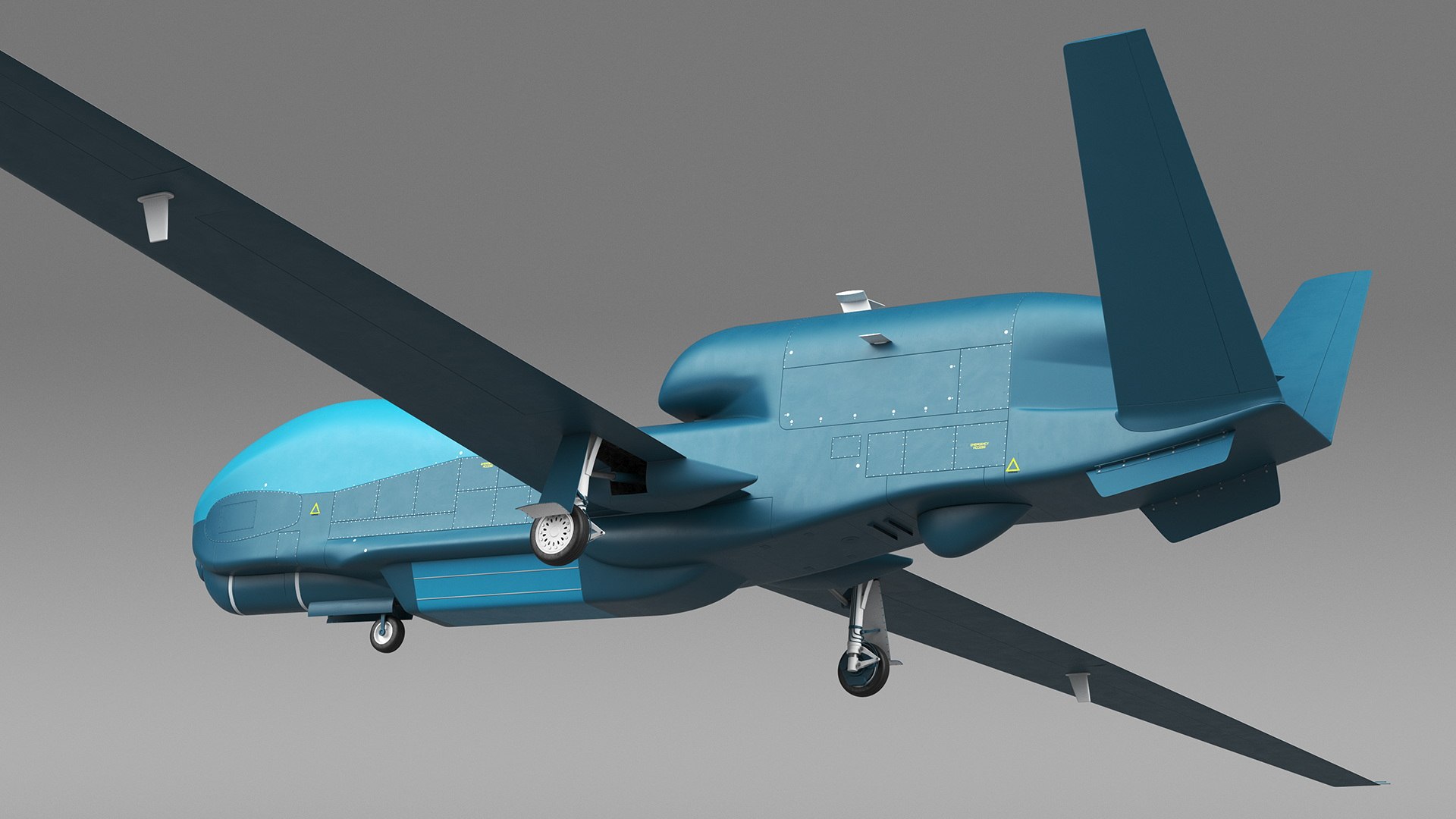 3D Unmanned Surveillance Drone Rigged model - TurboSquid 2159233