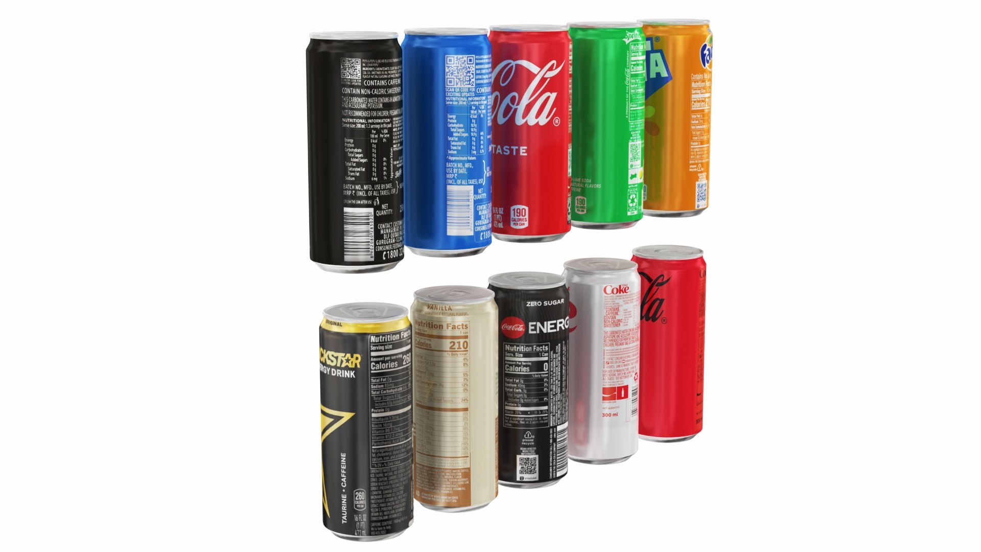 3D Drink Cans - TurboSquid 2410378