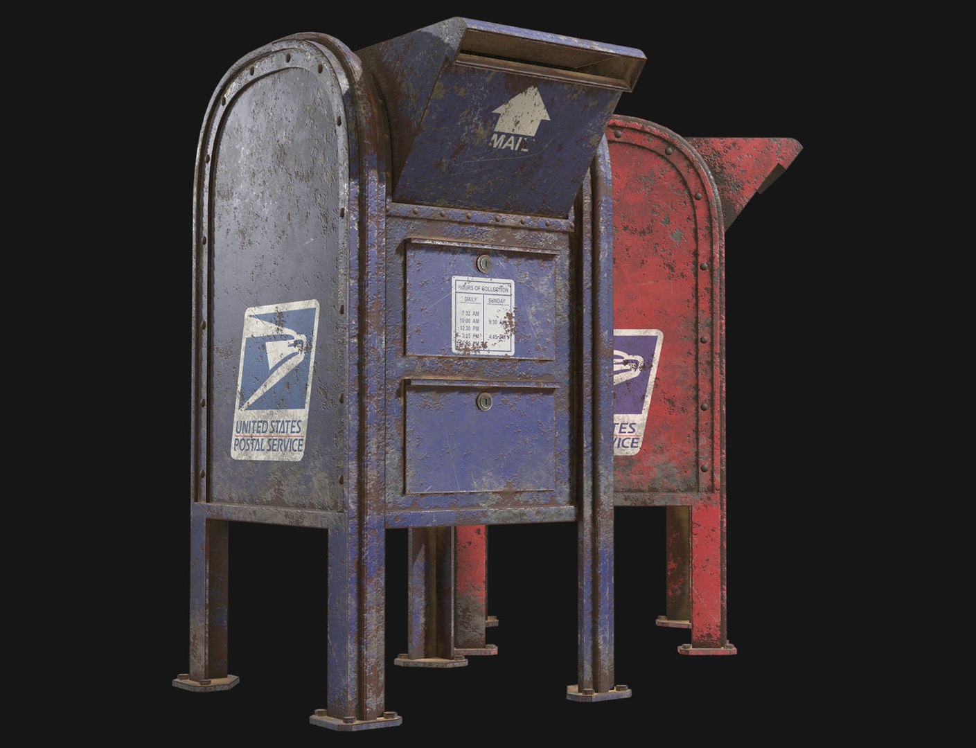 3D Mail Box 2 Model - TurboSquid 2301901