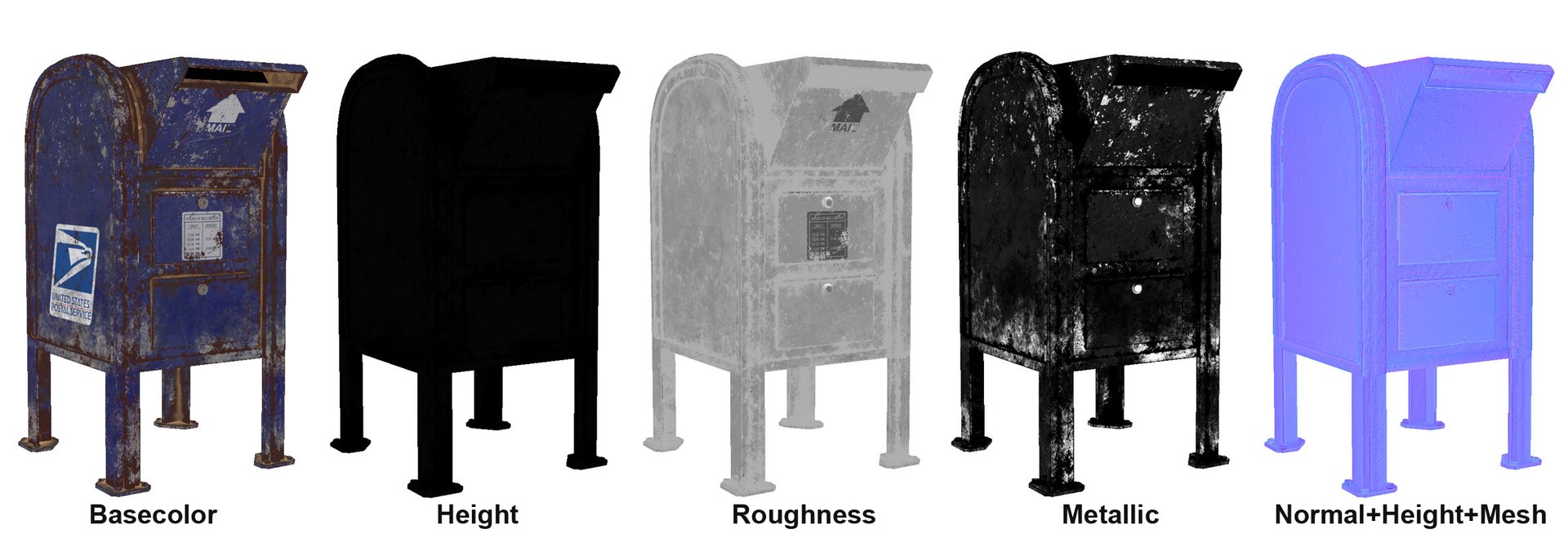 3D Mail Box 2 Model - TurboSquid 2301901