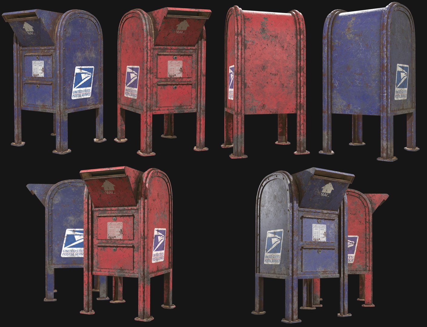3D Mail Box 2 Model - TurboSquid 2301901
