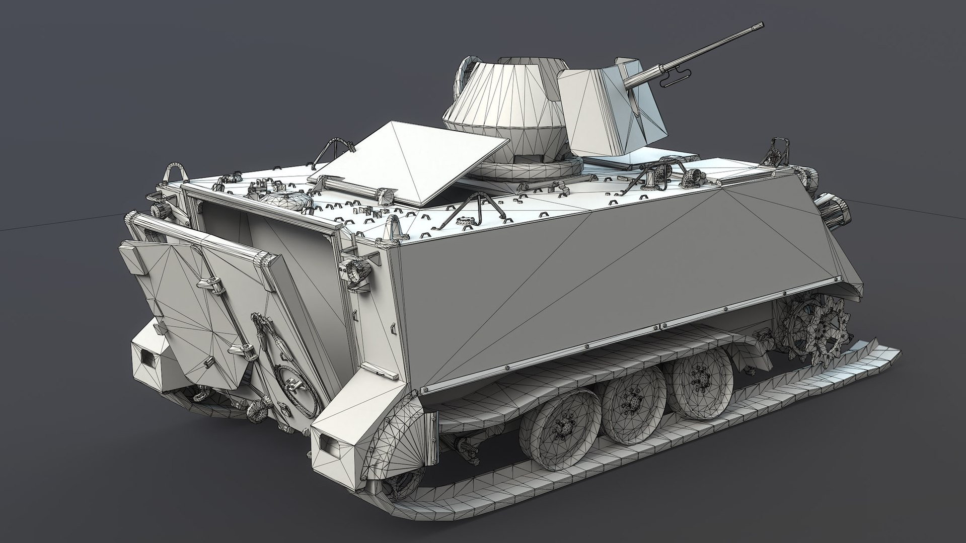 3D M113 APC Destroyed Game Ready Model - TurboSquid 2115755