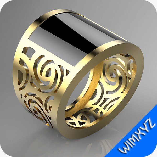 3d model ring jewelry gem