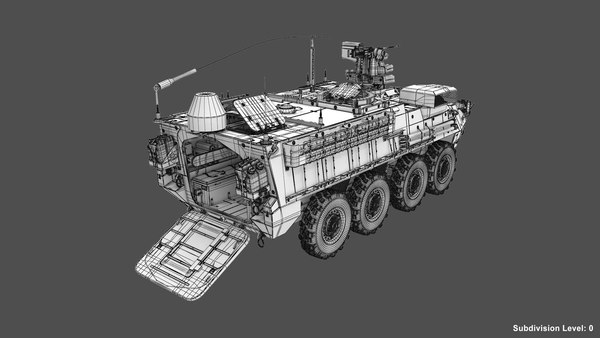 3D M1130 Stryker - TurboSquid 1756169