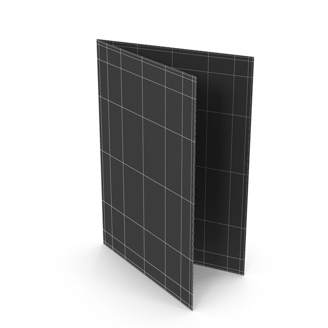 Blue Greeting Card 3D Model - TurboSquid 2191640