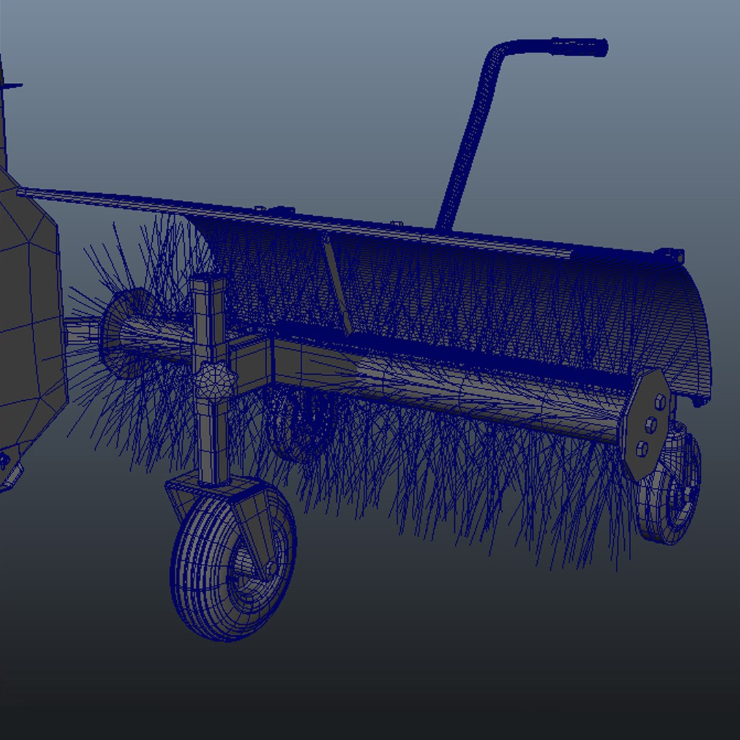 3d model rake sweeper showelirons
