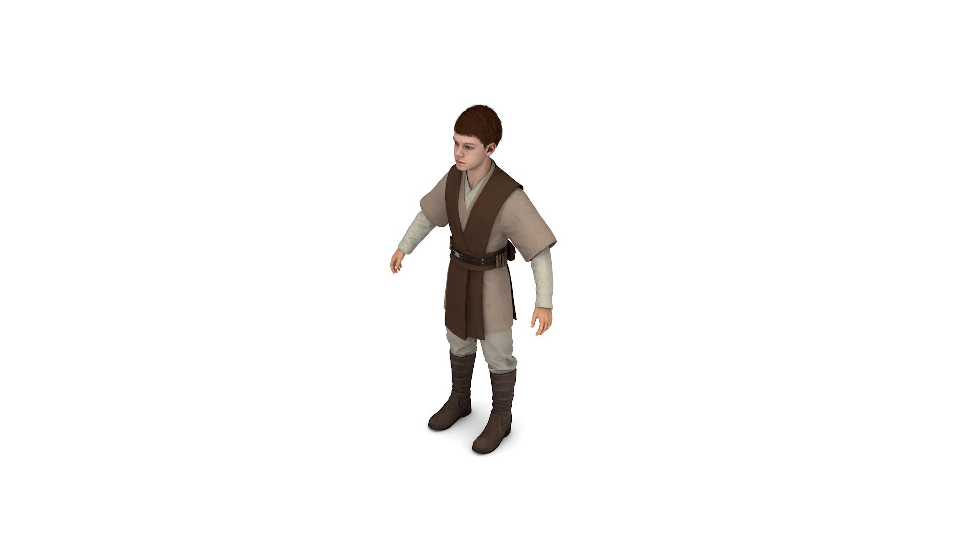 3D Star Wars Hero Young Model - TurboSquid 2086040