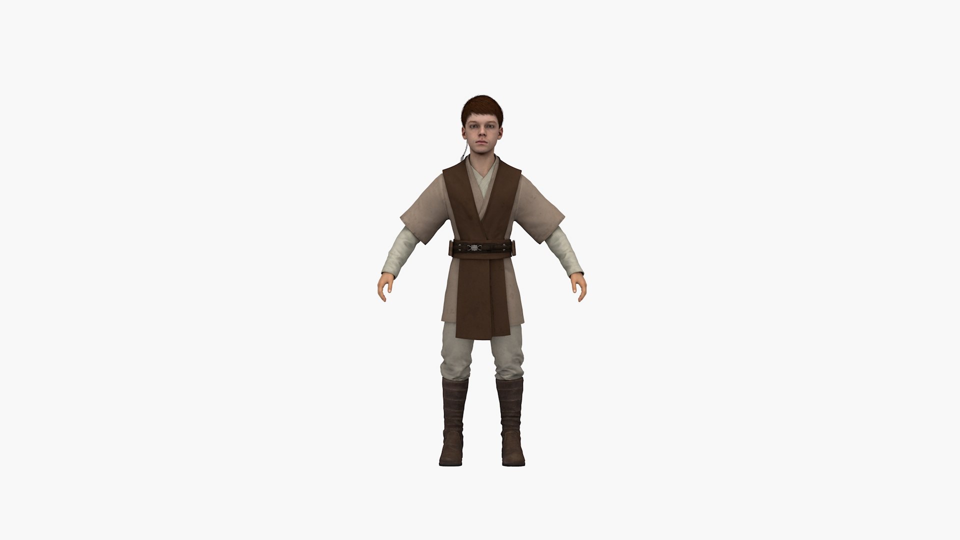 3D Star Wars Hero Young Model - TurboSquid 2086040
