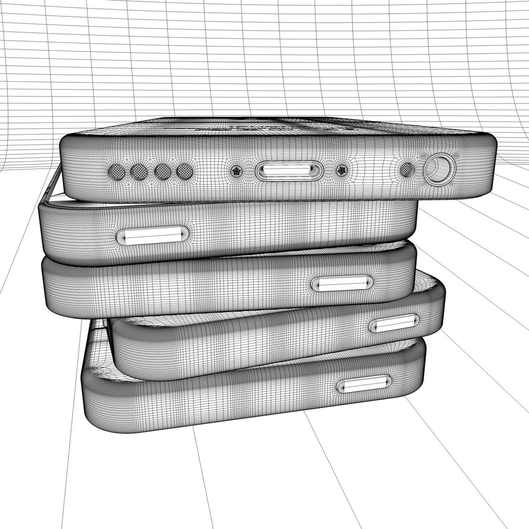 3d apple iphone model