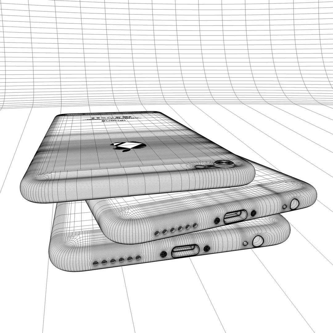 3d apple iphone model