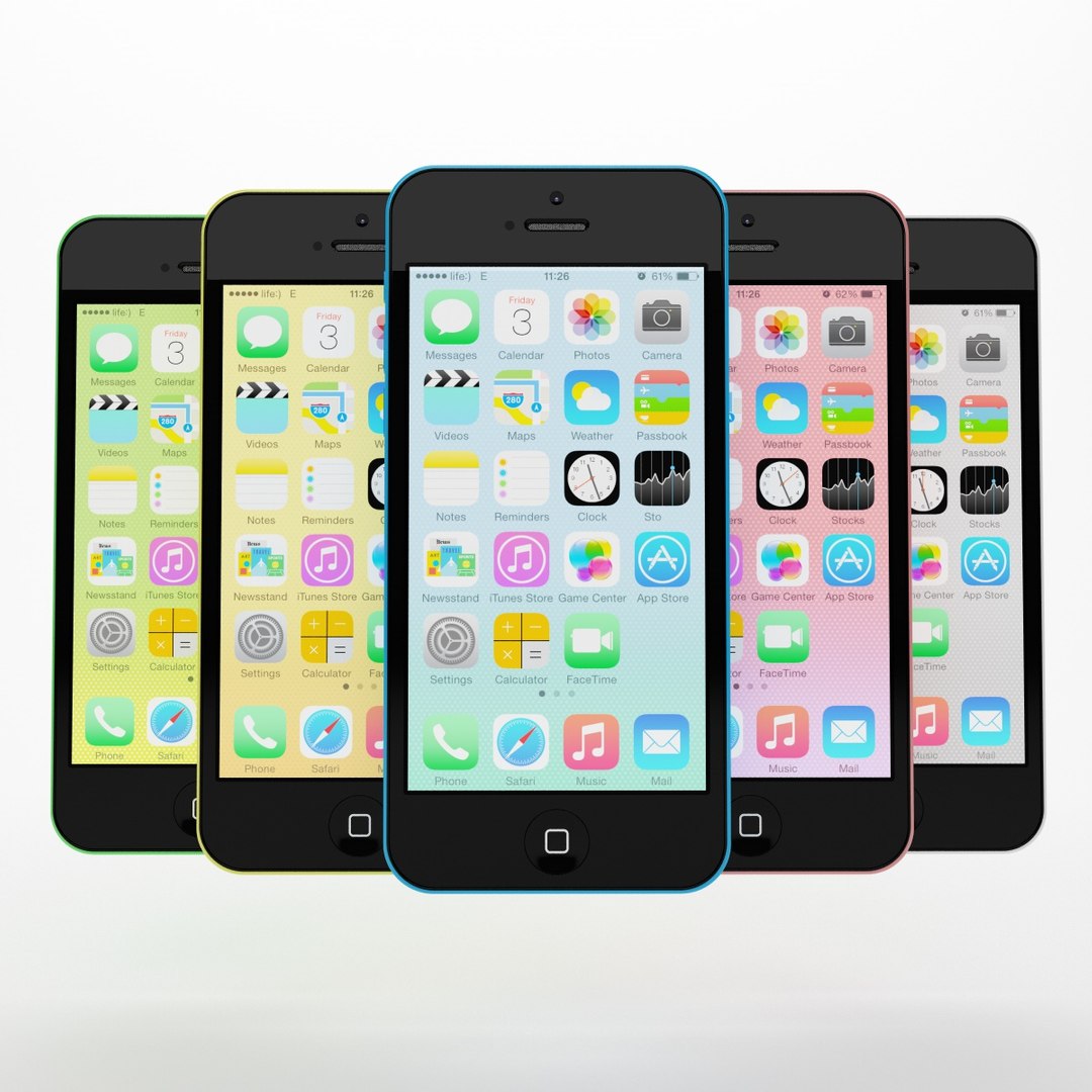 3d apple iphone model