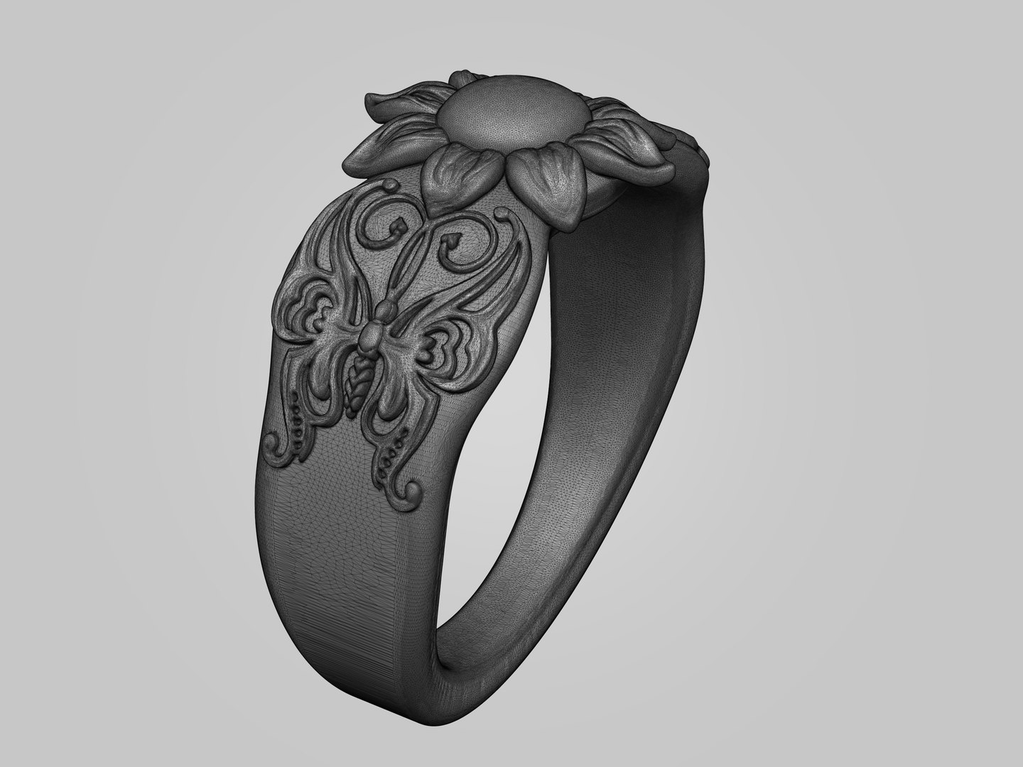 Free Ring Butterfly 3D - TurboSquid 1216703