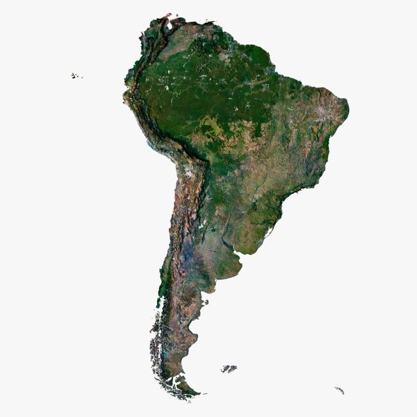 modelo 3d South America Terrain - TurboSquid 2072547