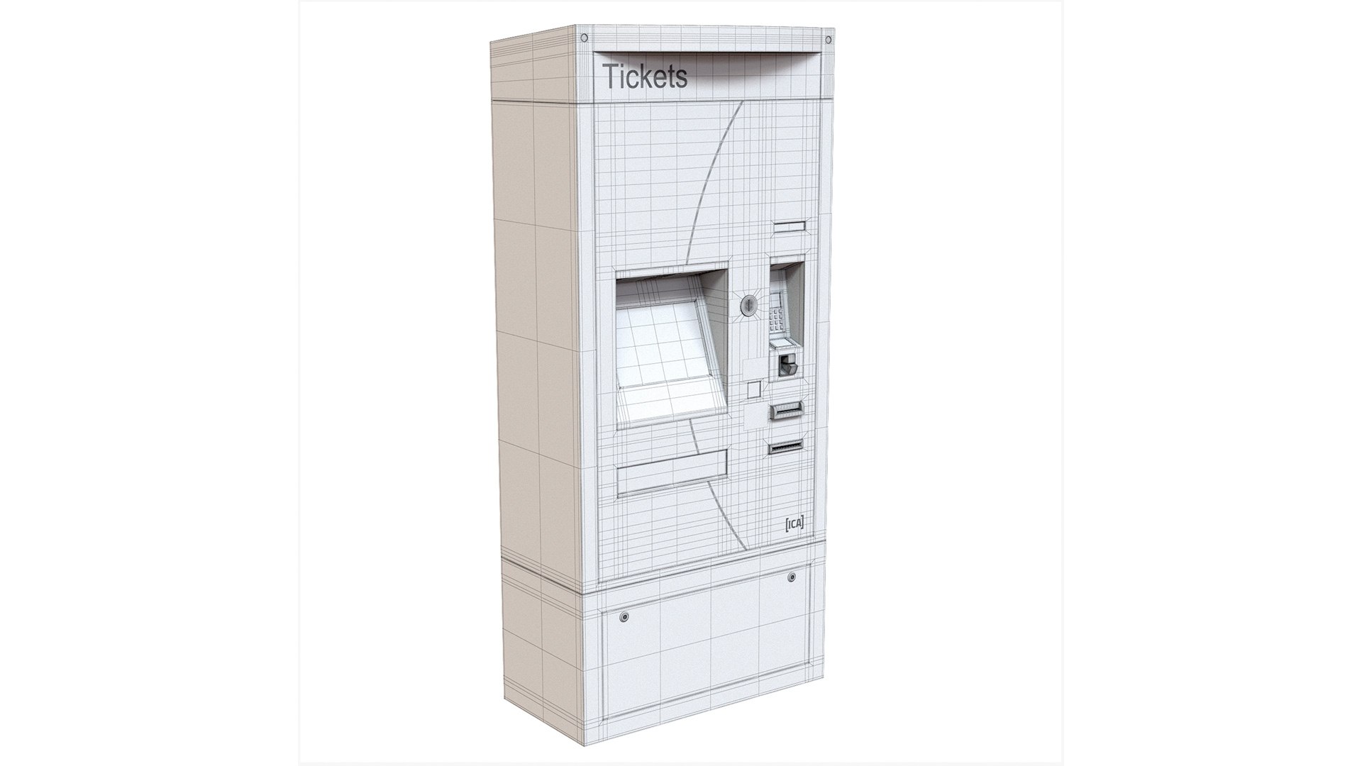 3D Biletomat Ticket Validation Card Payment Machine Model - TurboSquid ...