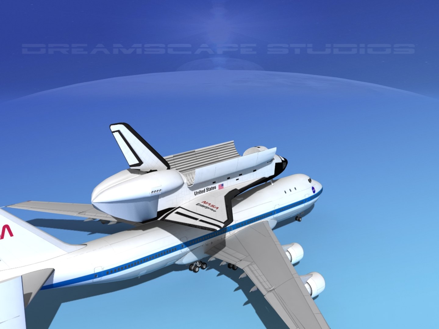 3d Transport Space Shuttle Model
