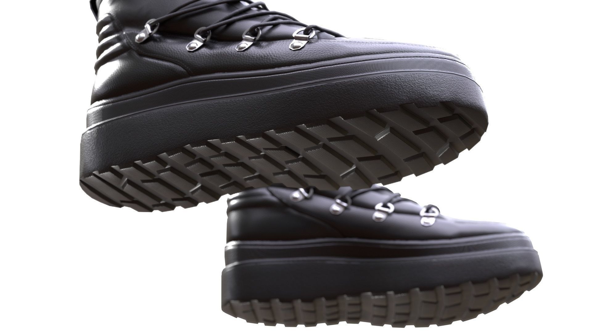 3D Man And Woman In Boots 28 Model - TurboSquid 2351634