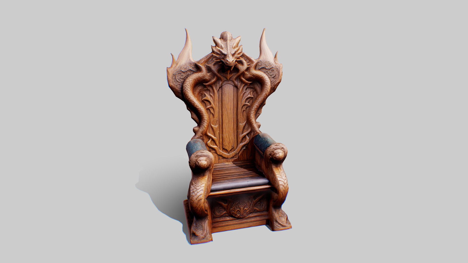 3D Dragon Throne Chair - TurboSquid 2330827
