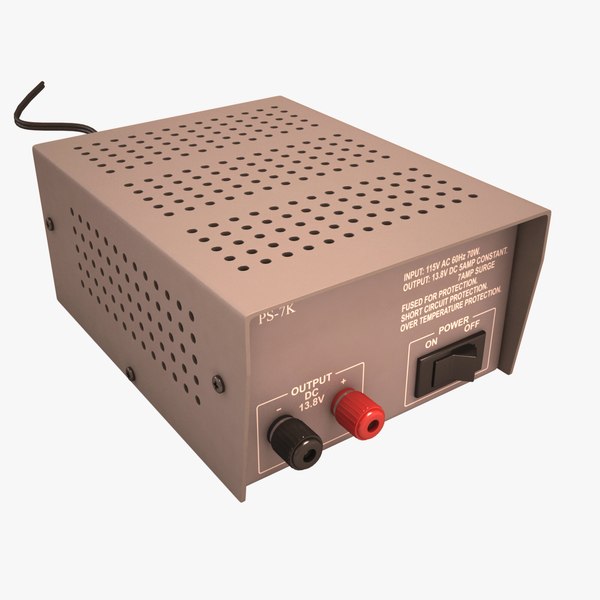 power supply 3d model