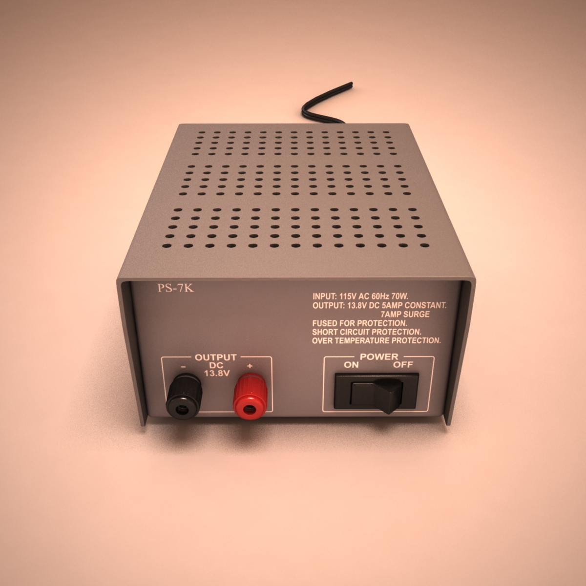 power supply 3d model