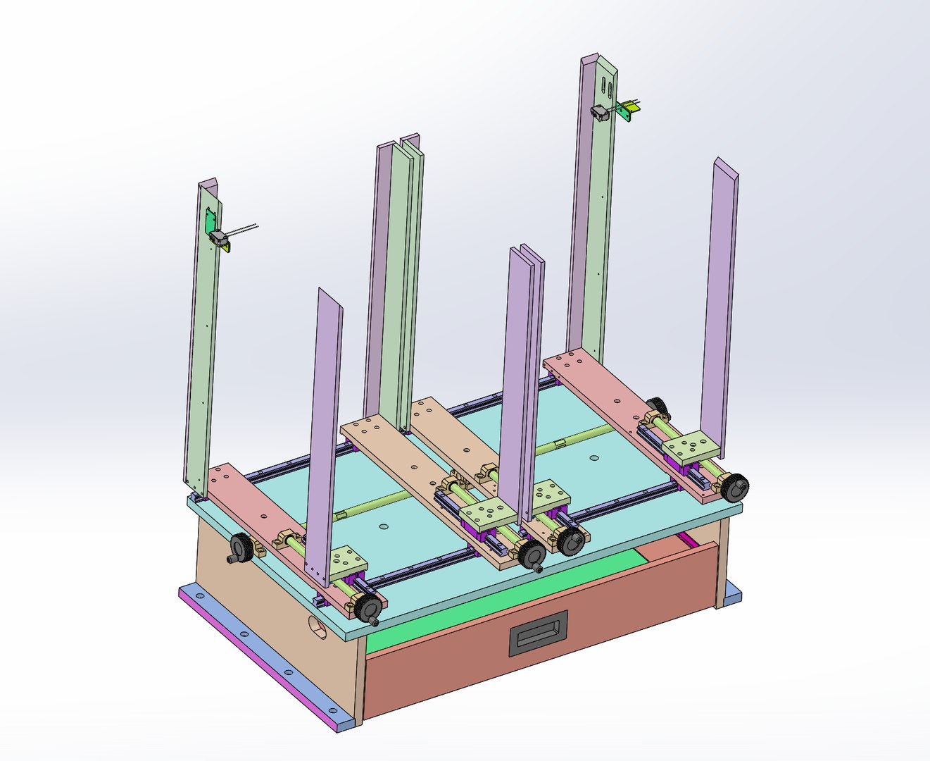 Free Positioning Screw Mechanism 3D Model - TurboSquid 1676142