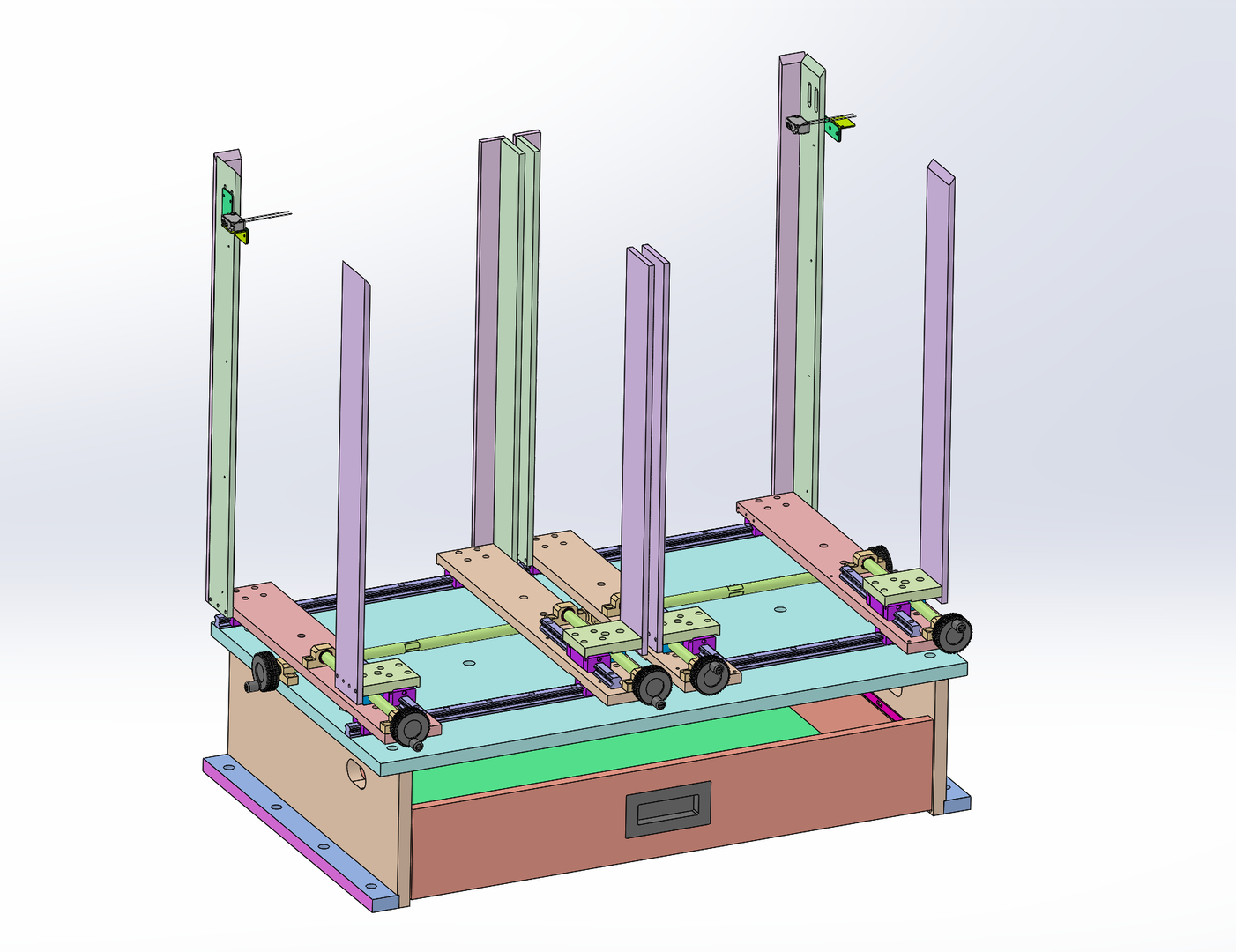 Free positioning screw mechanism 3D model - TurboSquid 1676142