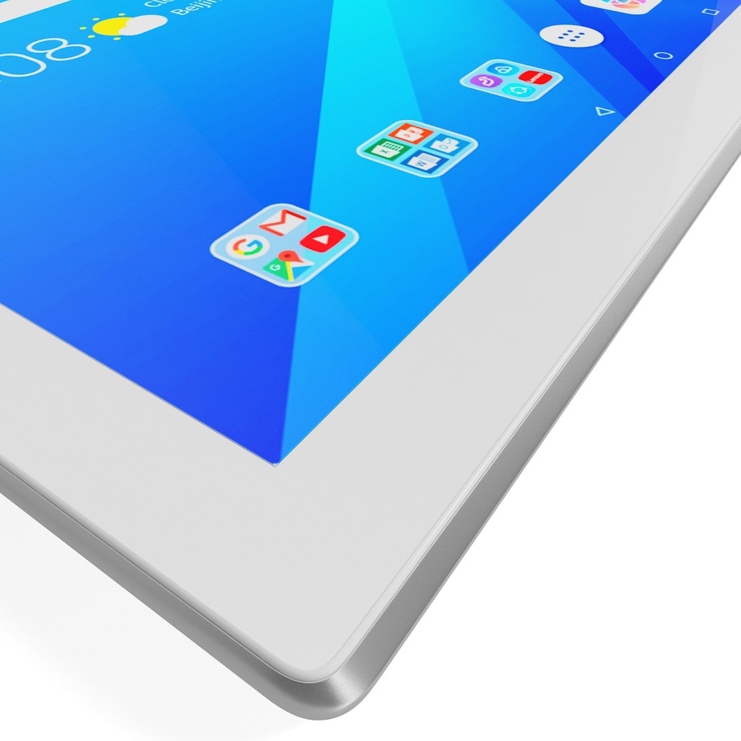 3D realistic lenovo tab 4 model - TurboSquid 1198106