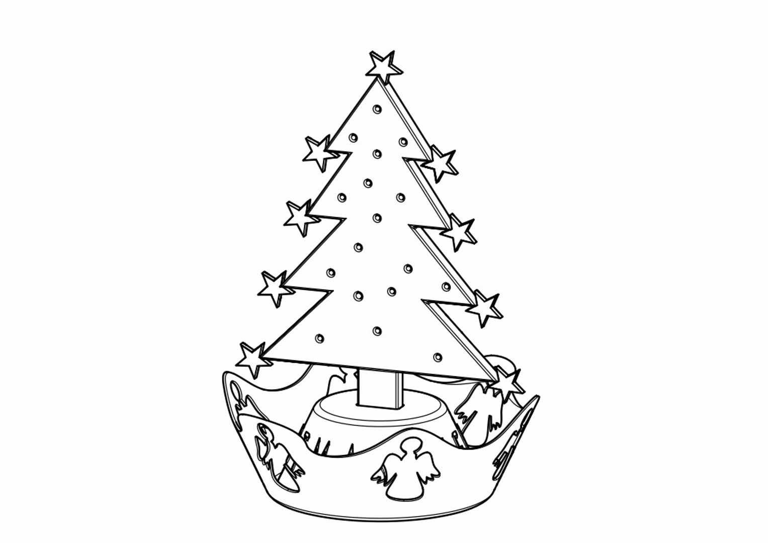 Christmas Tree 3D Model - TurboSquid 2154978