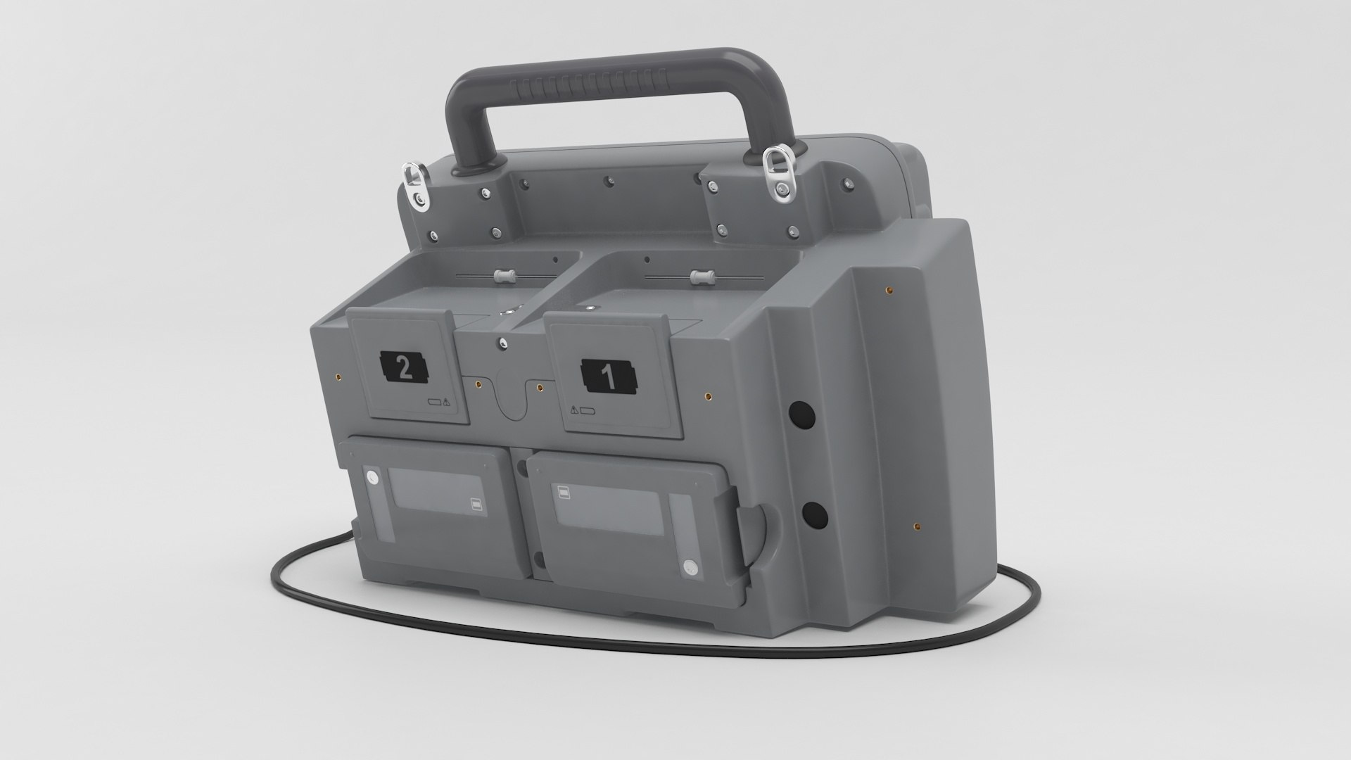 Physio Control Lifepak 15 Monitor Defibrillator 3D Model - TurboSquid ...
