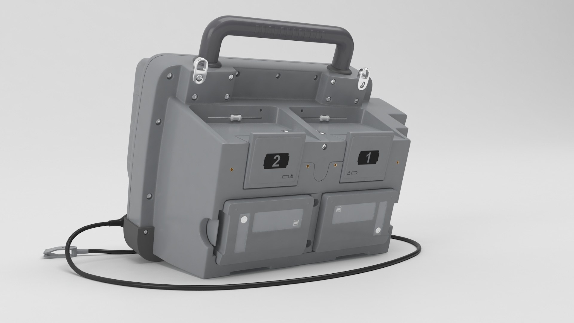 Physio Control Lifepak 15 Monitor Defibrillator 3D Model - TurboSquid ...