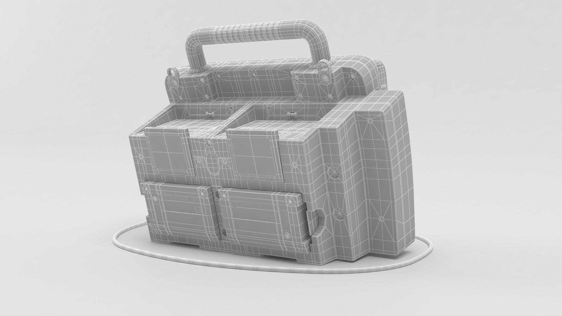 Physio Control Lifepak 15 Monitor Defibrillator 3D Model - TurboSquid ...