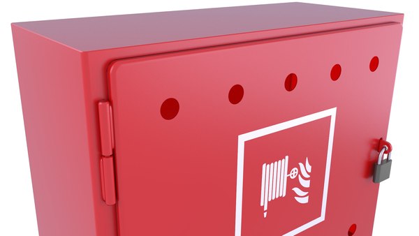 3D box emergency red - TurboSquid 1702053