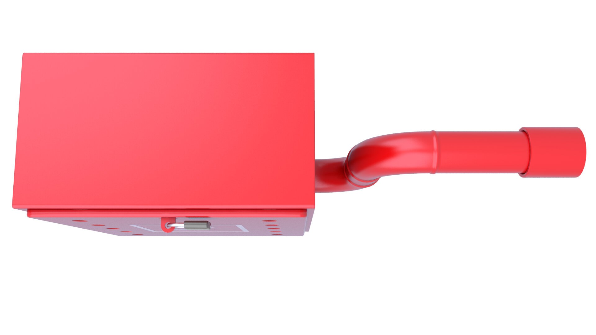3D Box Emergency Red - TurboSquid 1702053