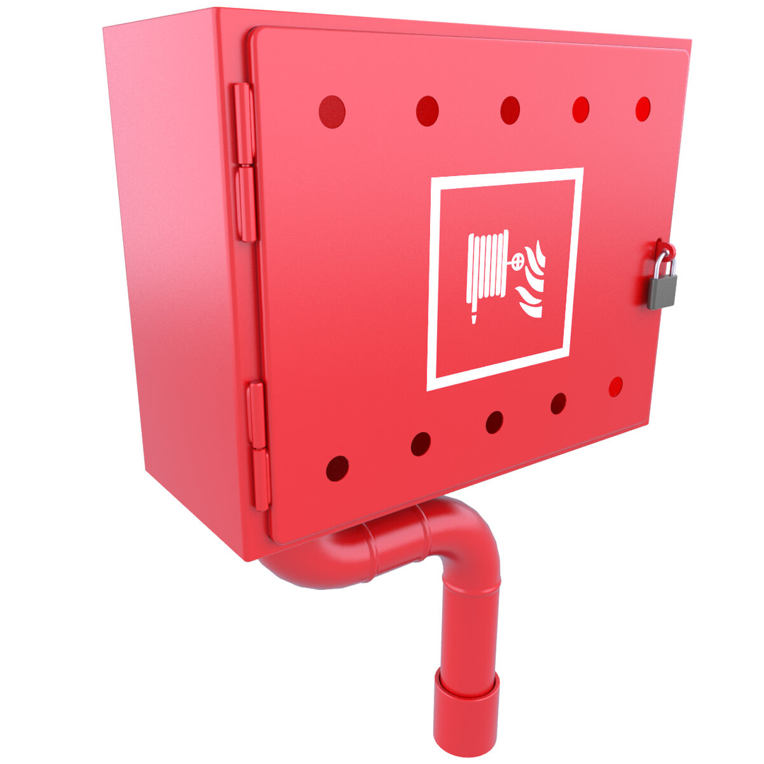 3D box emergency red - TurboSquid 1702053